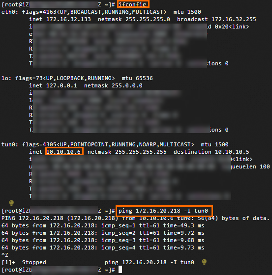 Use a client to access resources across VPCs - VPN Gateway - Alibaba Cloud Documentation Center