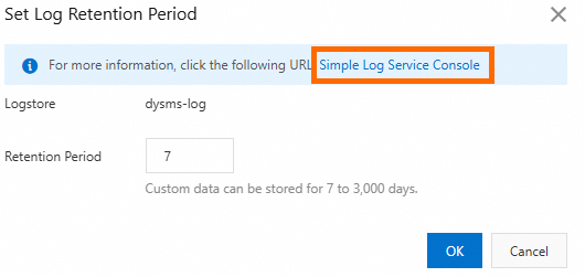 enable or disable log analysis - Short Message Service - Alibaba Cloud ...