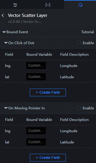 Vector Scatter Layer - DataV - Alibaba Cloud Documentation Center
