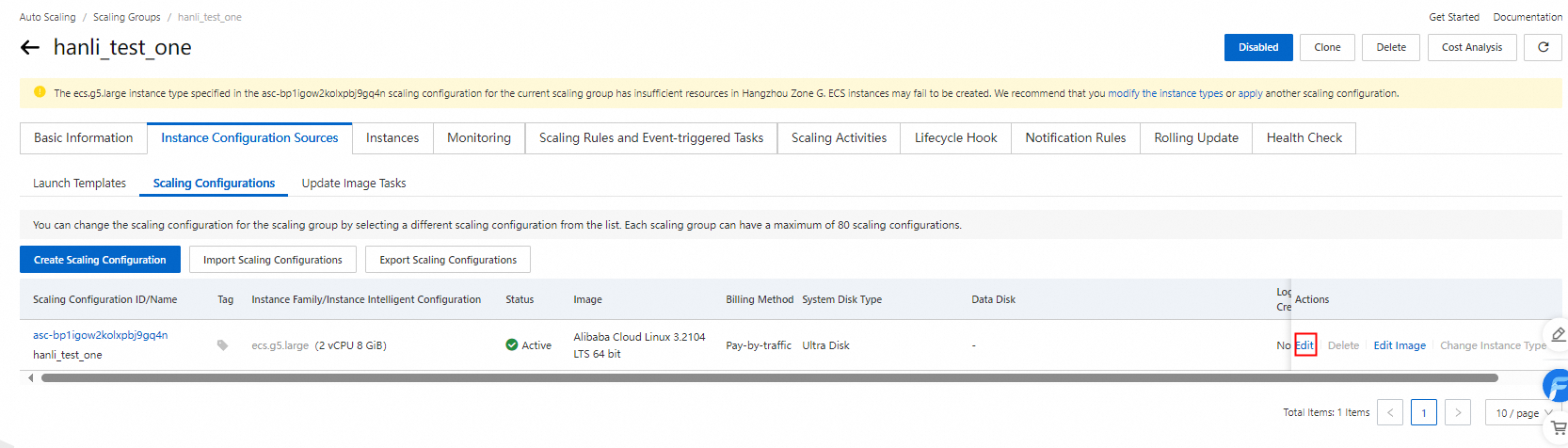 Use a software package in OOS to perform a rolling update on ECS instances in a scaling group ...