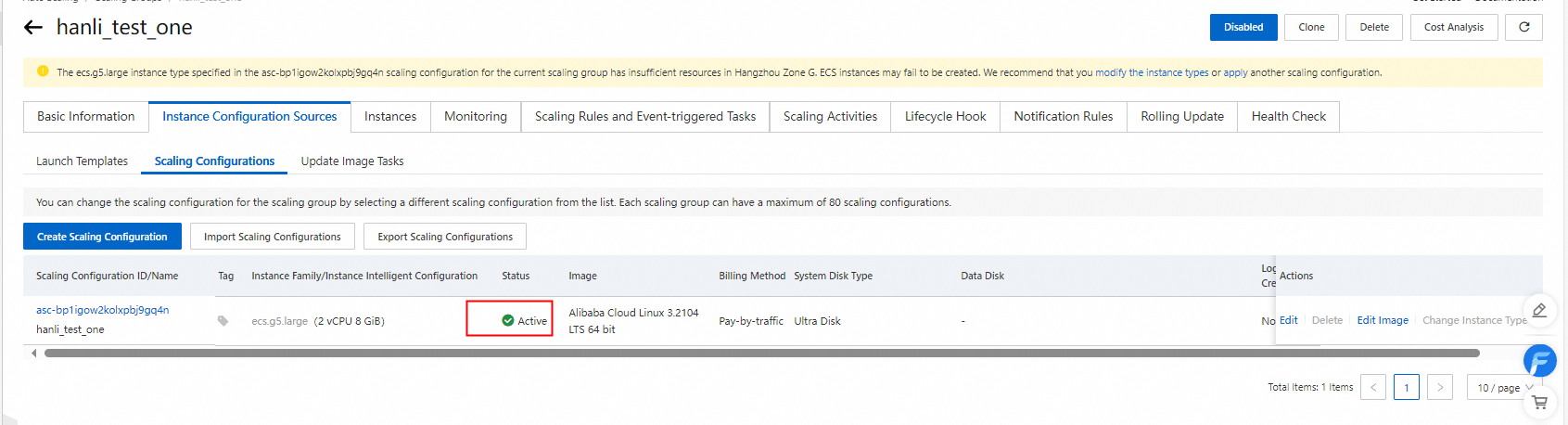 Use a software package in OOS to perform a rolling update on ECS instances in a scaling group ...