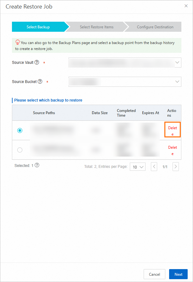 FAQ about OSS backup - Cloud Backup - Alibaba Cloud Documentation Center