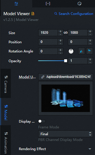 Model Viewer - DataV - Alibaba Cloud Documentation Center