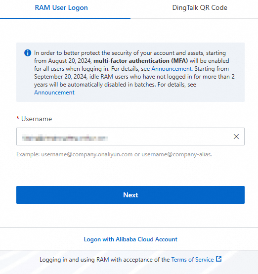 Alibaba Cloud DevOps SSO - - Alibaba Cloud Documentation Center