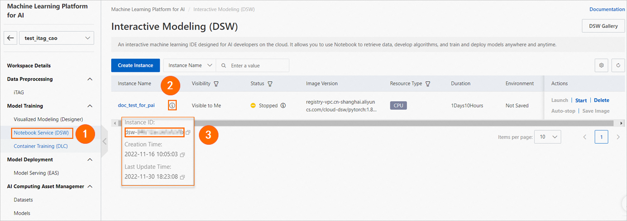 Connect to a DSW instance over SSH - Machine Learning Platform for AI ...