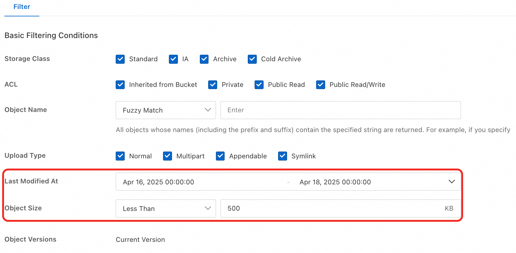Use MetaSearch to search for OSS objects based on metadata attributes ...