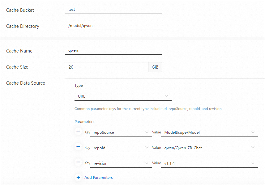 Use a data cache to deploy Qwen in console mode or API mode - Elastic Container Instance ...