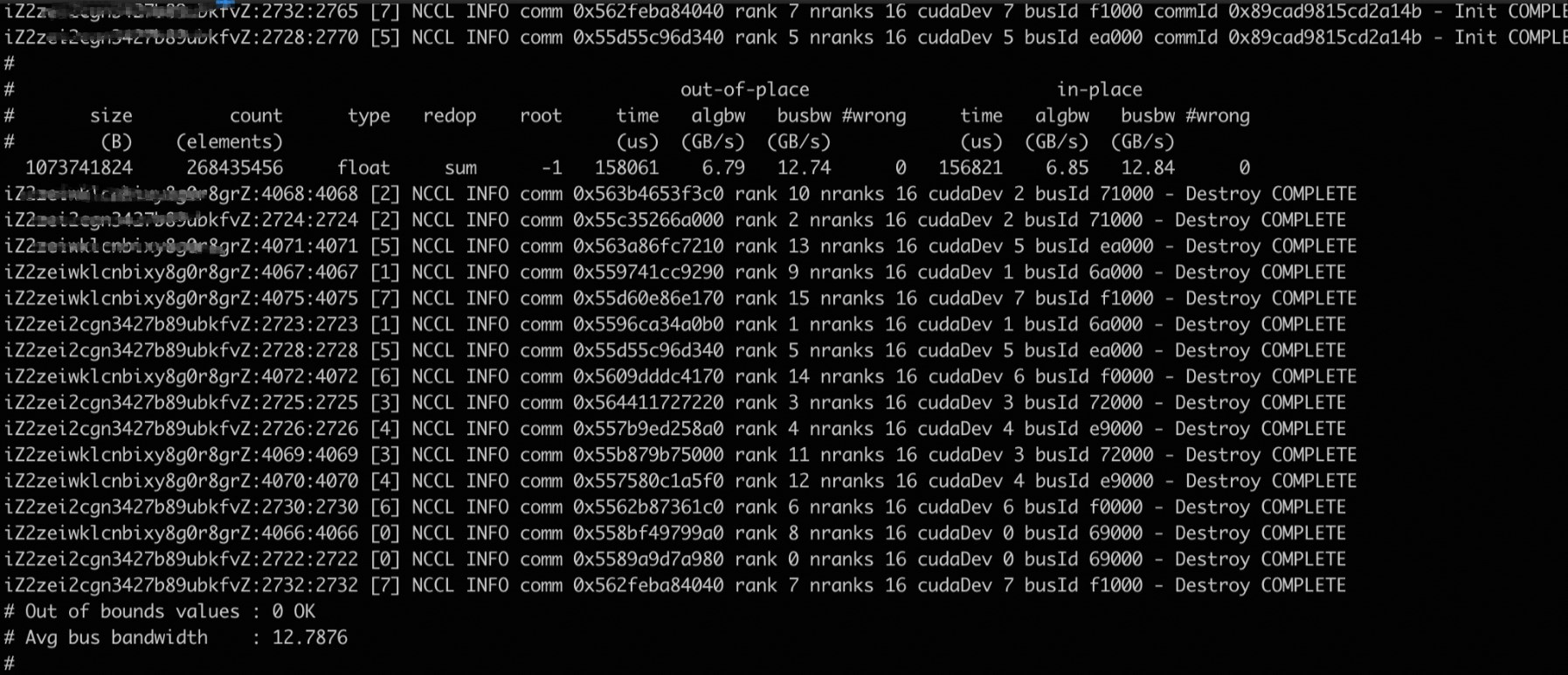 Configure eRDMA in a Docker container on a GPU-accelerated instance to improve network ...