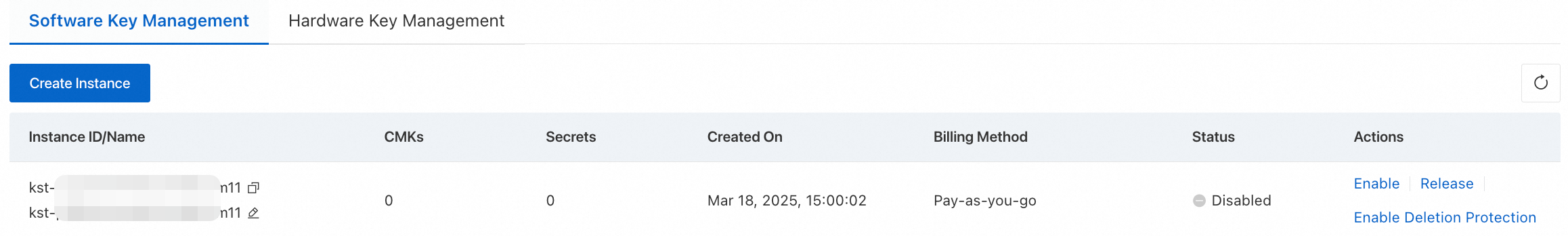 How to enable,view,and upgrade a KMS instance and how to enable the ...