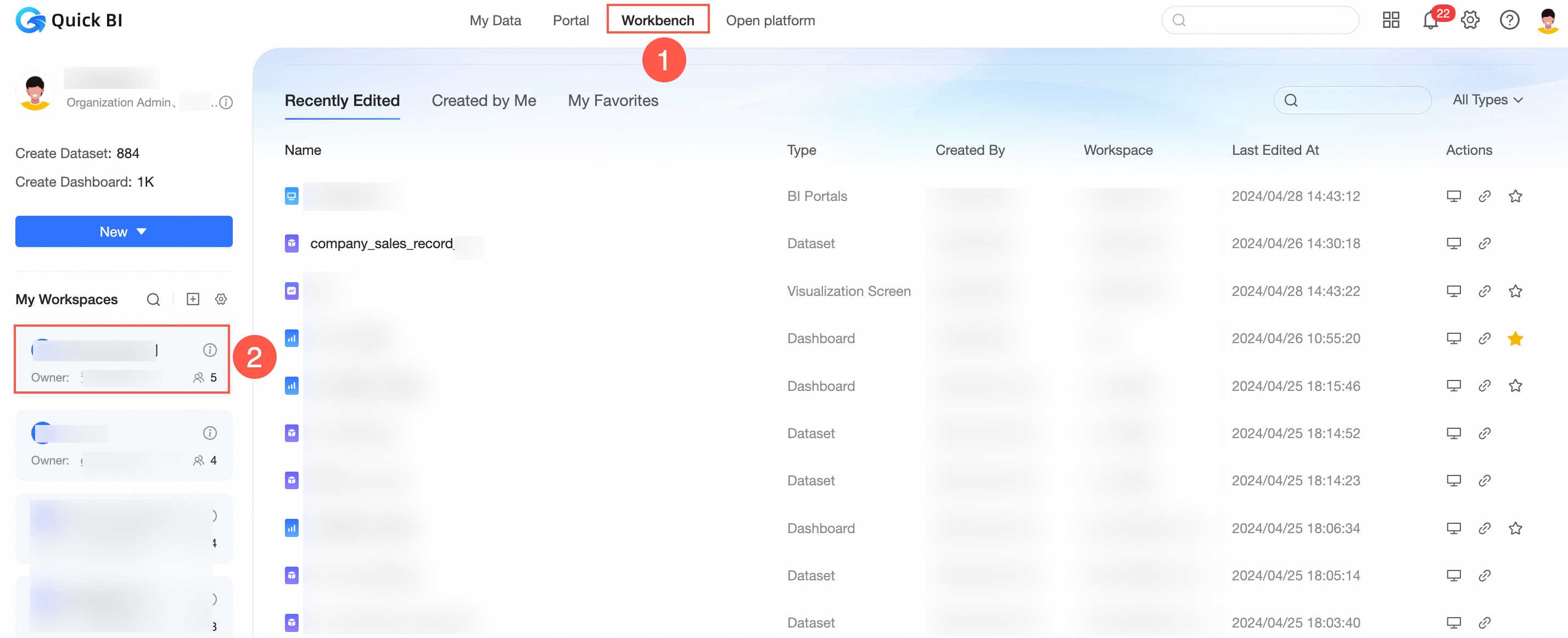 How QuickBI manages data dashscreens - Quick BI - Alibaba Cloud ...