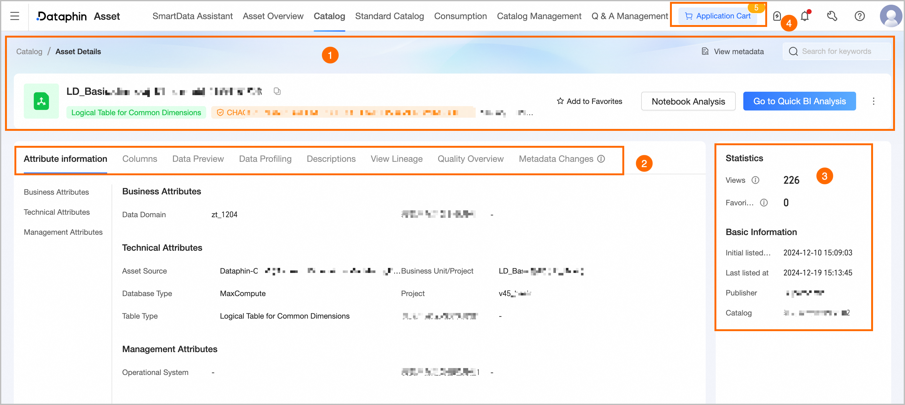 View table asset details - Dataphin - Alibaba Cloud Documentation Center