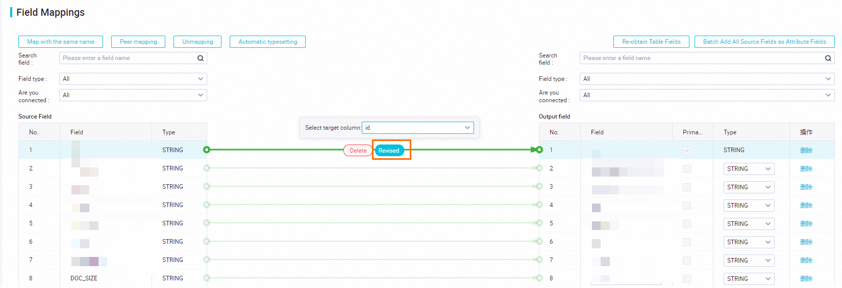Synchronize data from Oracle to Tablestore - DataWorks - Alibaba Cloud Documentation Center