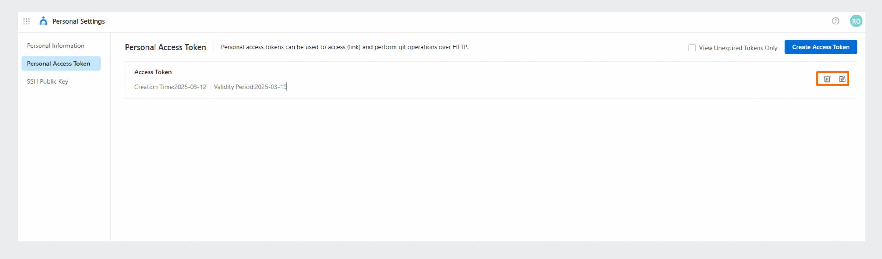 How to create a personal access token to access OpenAPI - Apsara Devops - Alibaba Cloud ...