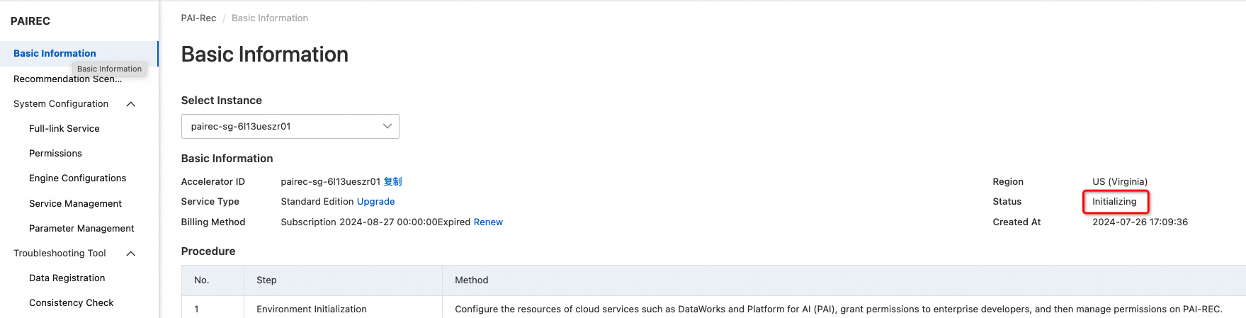 End-to-end service initialization and permission granting - Artificial Intelligence ...