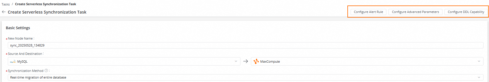 Use a serverless synchronization task to synchronize all data in a ...