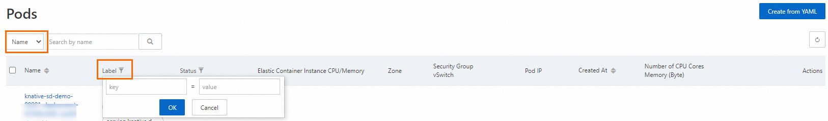 Manage pods - Container Service for Kubernetes - Alibaba Cloud ...