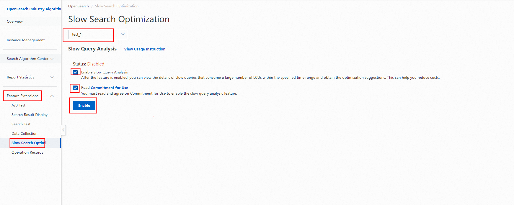 Slow query optimization - OpenSearch - Alibaba Cloud Documentation Center