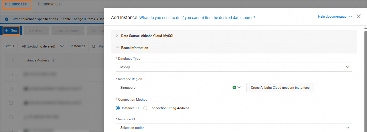 Dify preparations - Data Management - Alibaba Cloud Documentation Center