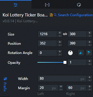 The Koi Lottery Ticker Board - DataV - Alibaba Cloud Documentation Center