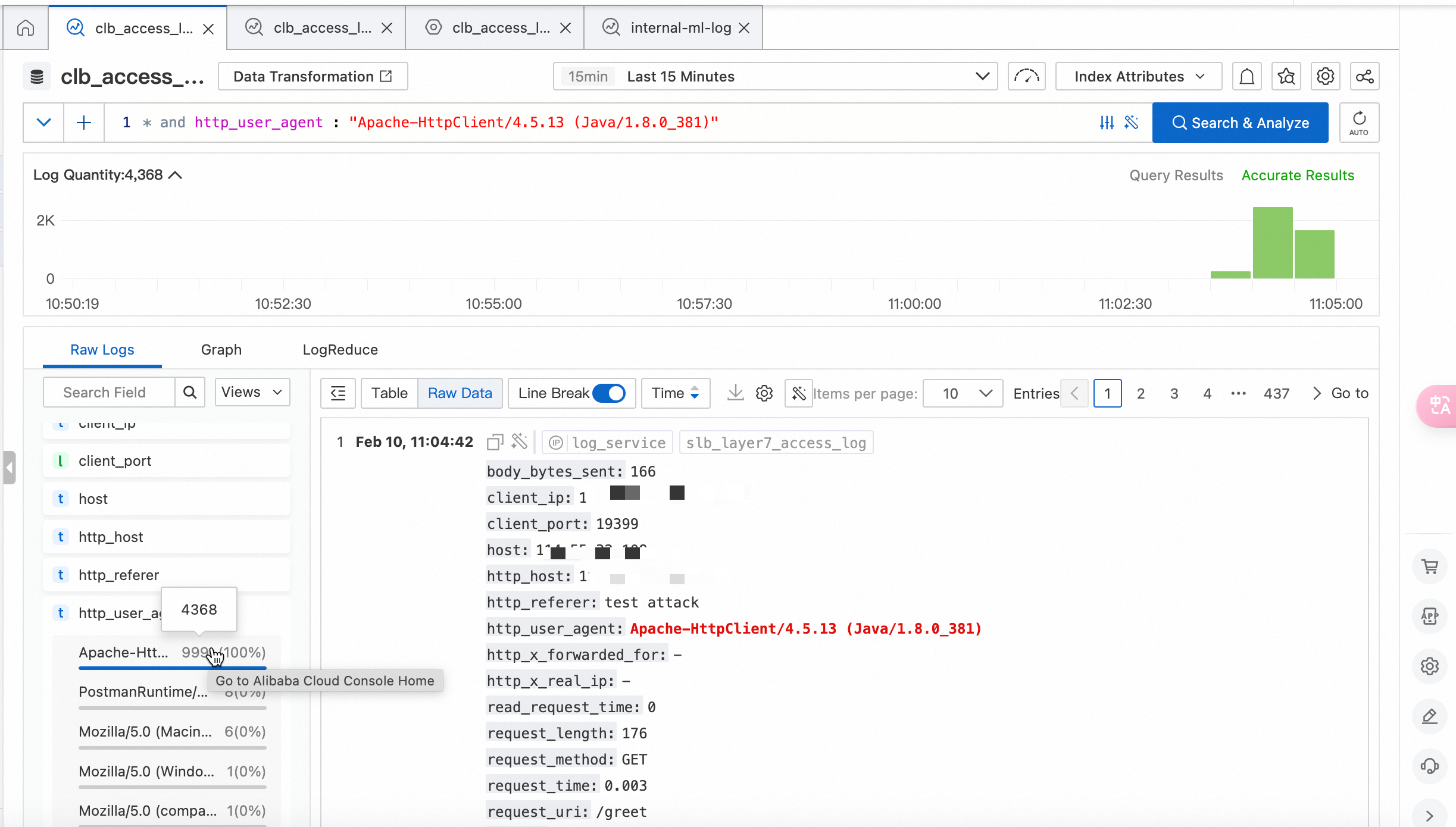 Use the custom rule module of WAF to defend against UA attacks - Web ...
