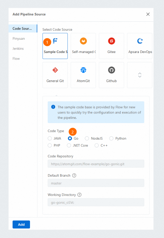 Go Test Build - Apsara Devops - Alibaba Cloud Documentation Center