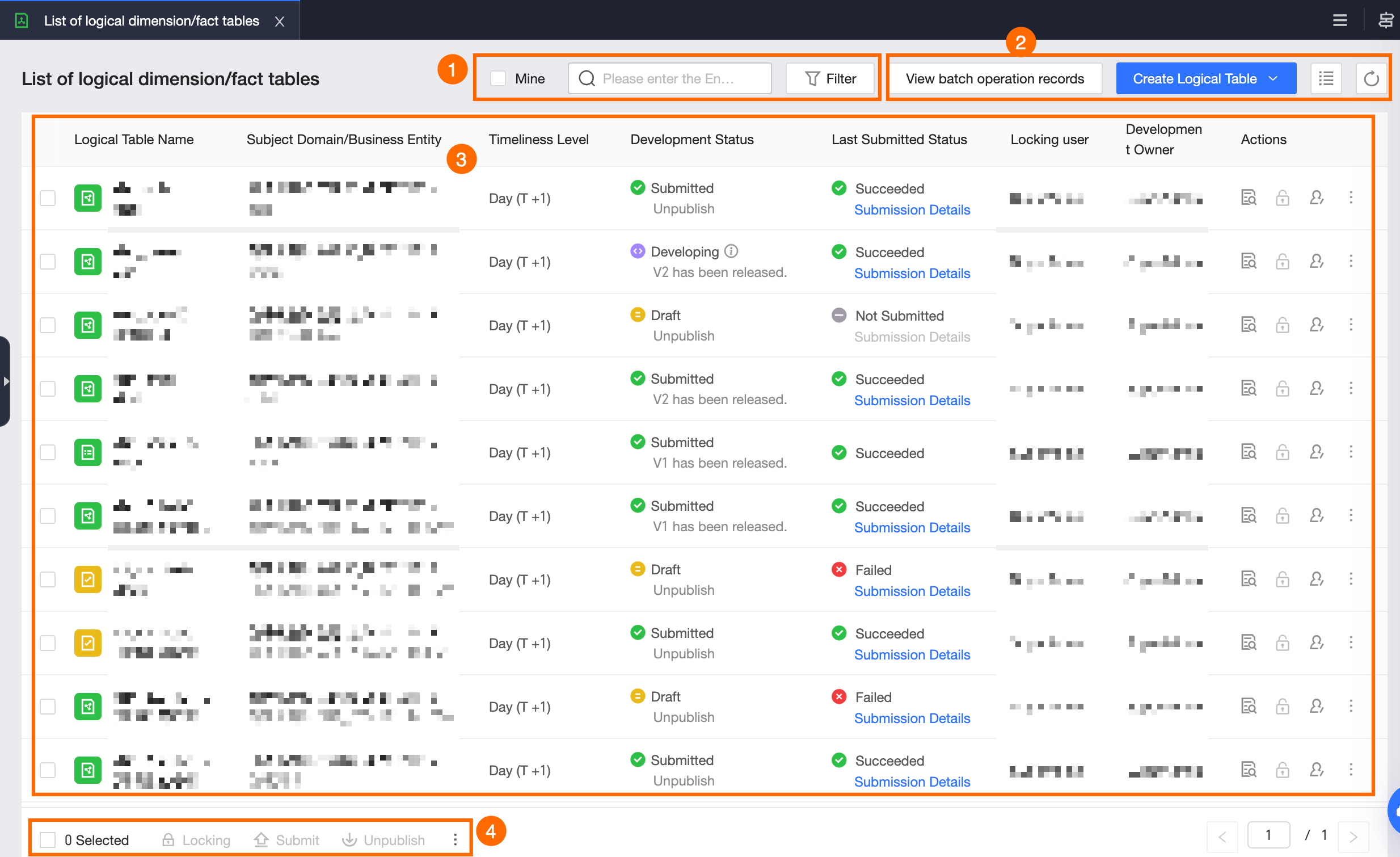 Manage logical dimension/fact tables - Dataphin - Alibaba Cloud ...