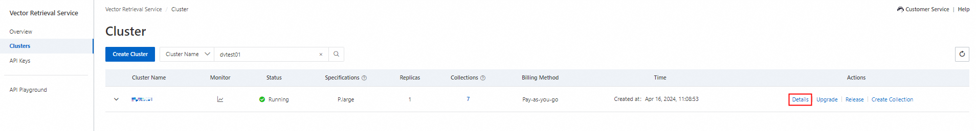 Configure the IP address allowlist, DashVector access control - Vector Retrieval Service ...