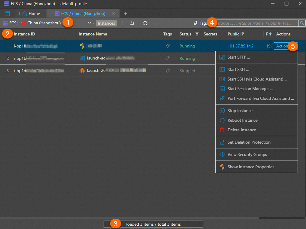 Use Alibaba Cloud Client to manage ECS instances - Elastic Compute Service - Alibaba Cloud ...