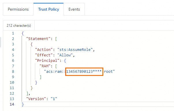 Grant permissions across Alibaba Cloud accounts by using RAM roles ...