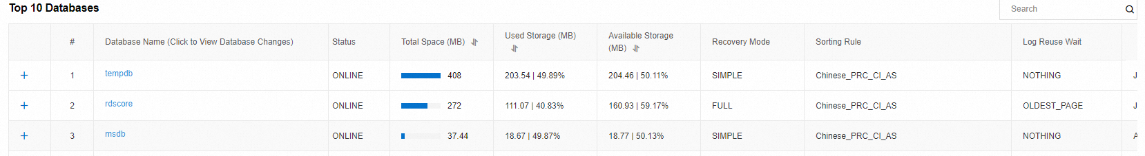 Storage management - Database Autonomy Service - Alibaba Cloud ...
