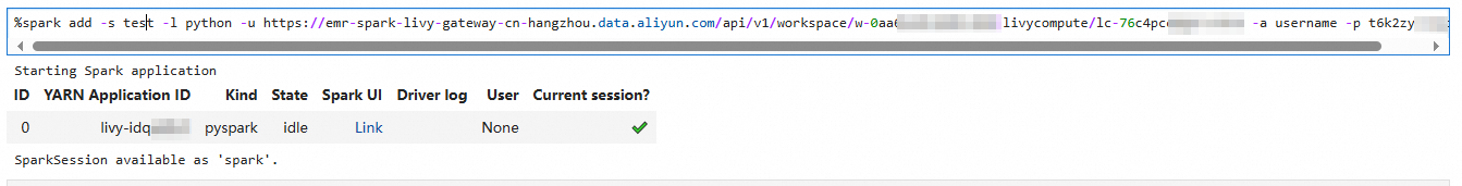 Use Jupyter Notebook to interact with EMR Serverless Spark - E-MapReduce - Alibaba Cloud ...