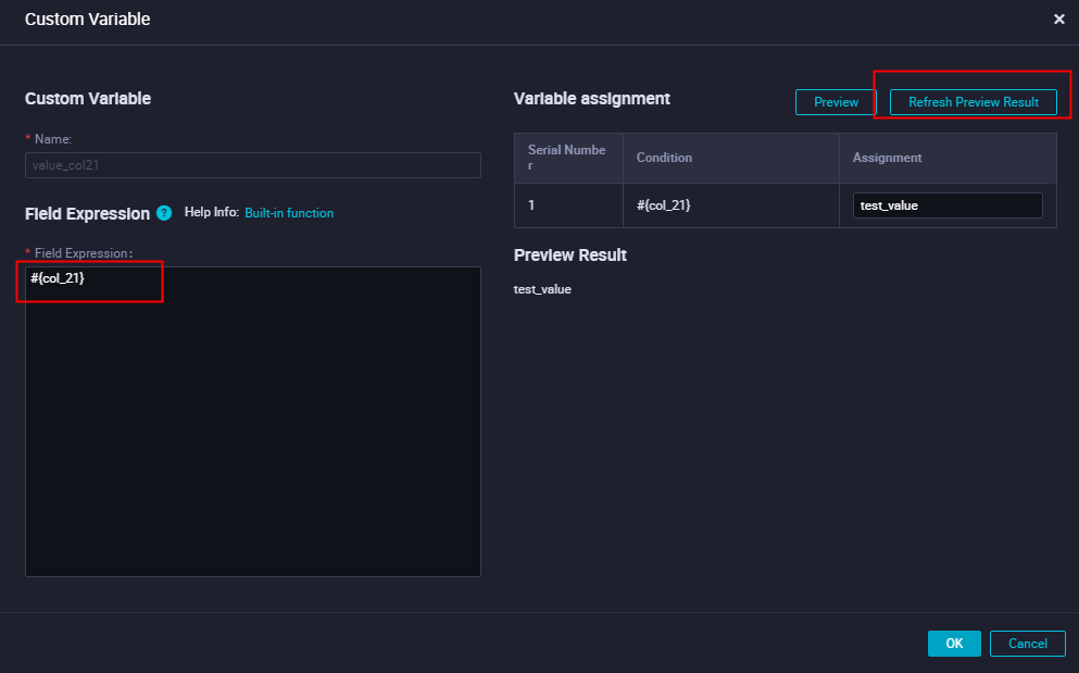 Configure custom partition settings for a real-time synchronization node used to synchronize ...
