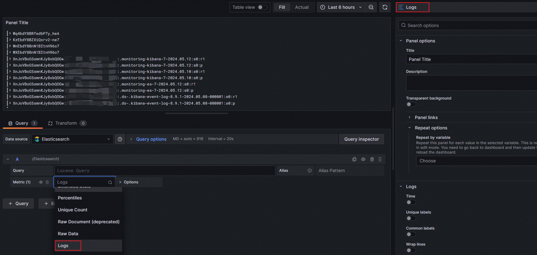 Add And Use An Elasticsearch Data Source Application Real Time Monitoring Service Alibaba