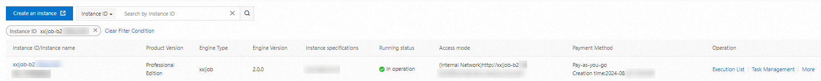Manage instances - Microservices Engine - Alibaba Cloud Documentation Center