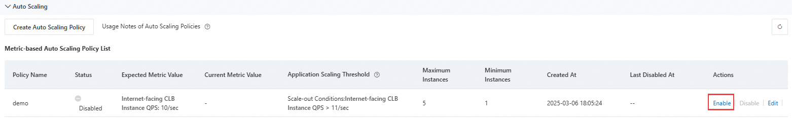 Best practices for advanced parameters in an auto scaling policy ...