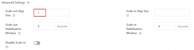 Best practices for advanced parameters in an auto scaling policy ...