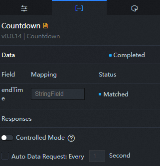 The Countdown widget - DataV - Alibaba Cloud Documentation Center