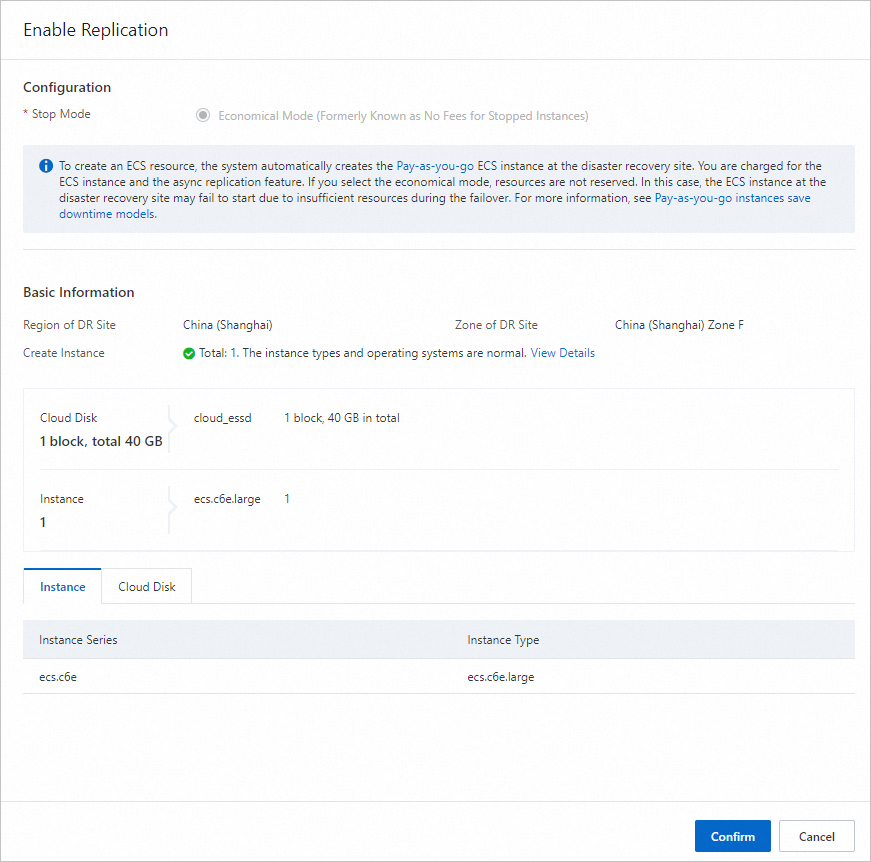 Start replication for cross-region disaster recovery - Cloud Backup ...