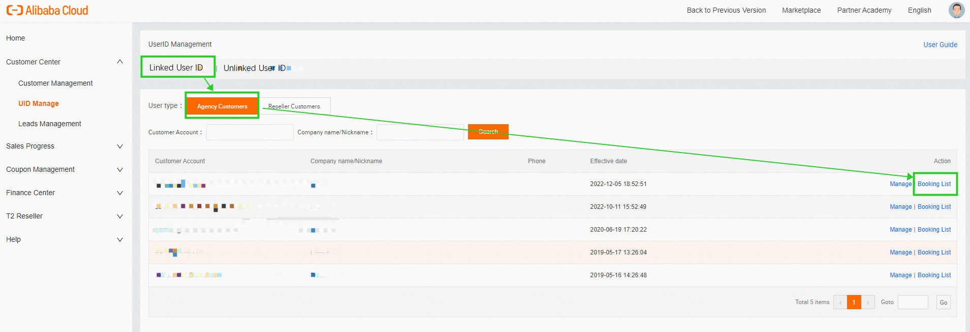 UID Management - Channel Platform - Alibaba Cloud Documentation Center