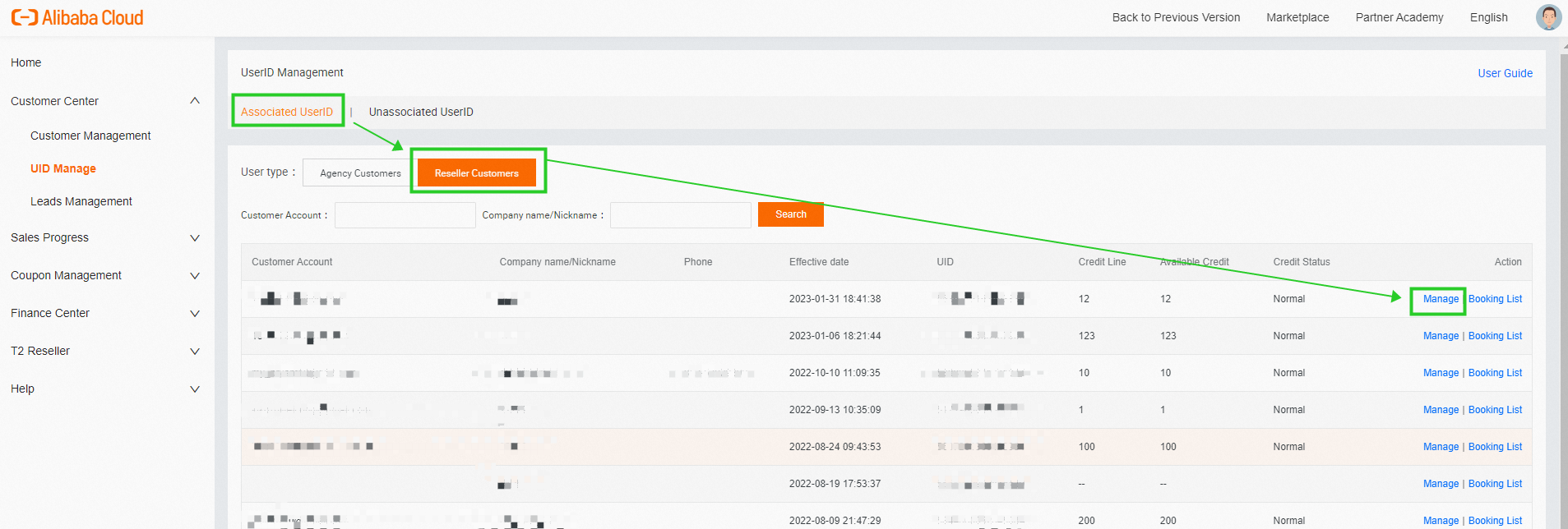 UID Management - Channel Platform - Alibaba Cloud Documentation Center