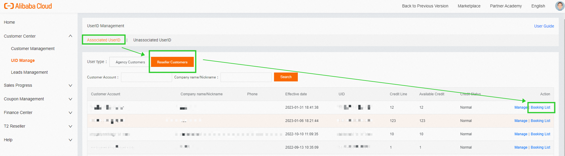 UID Management - Channel Platform - Alibaba Cloud Documentation Center