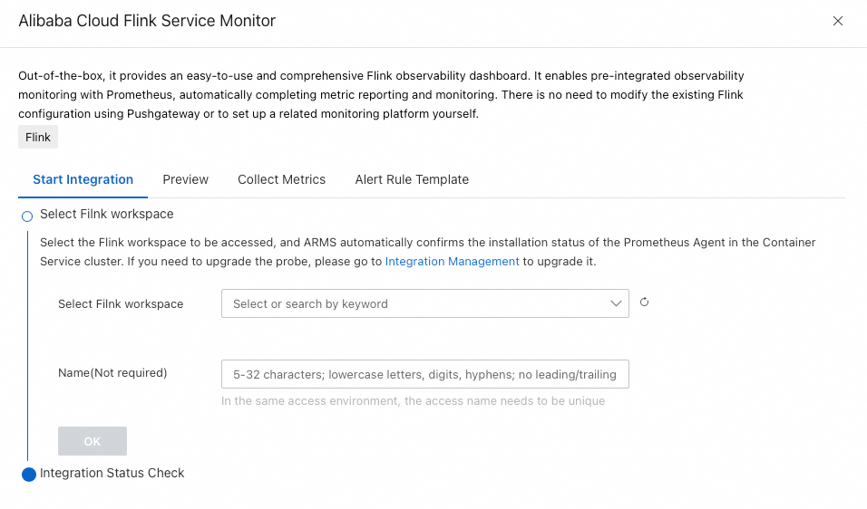 Integrate Flink with ARMS to monitor performance - Realtime Compute for Apache Flink - Alibaba ...