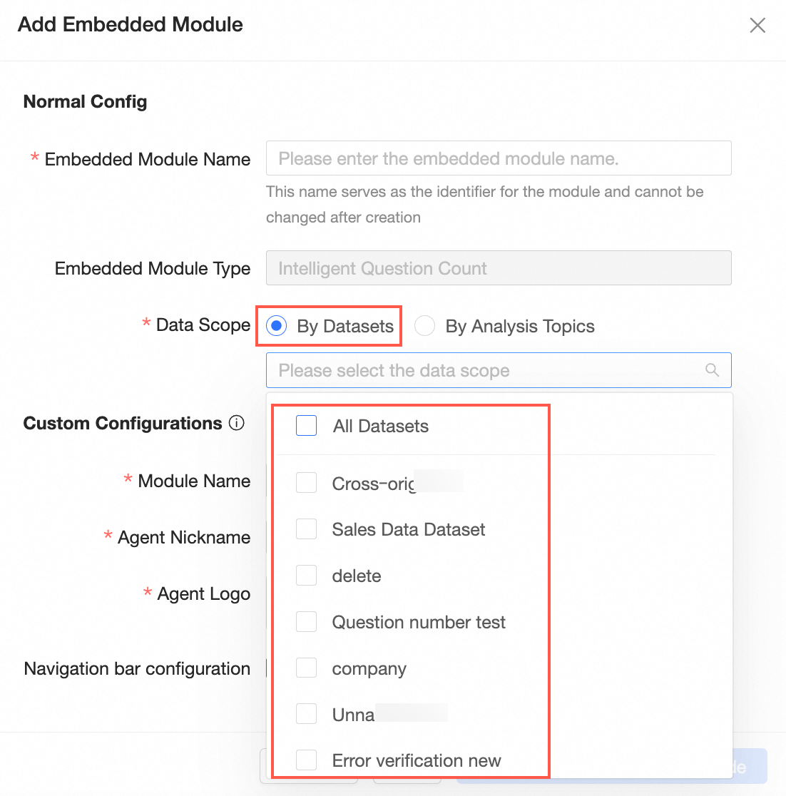 Smart Q Embedding - Quick BI - Alibaba Cloud Documentation Center
