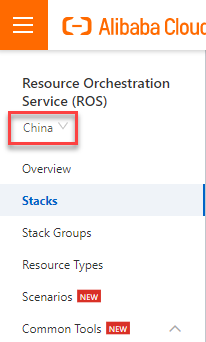 Regions and ROS regions - Resource Orchestration Service - Alibaba Cloud Documentation Center