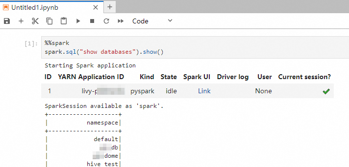 Use Jupyter Notebook To Interact With Emr Serverless Spark E Mapreduce Alibaba Cloud 1455