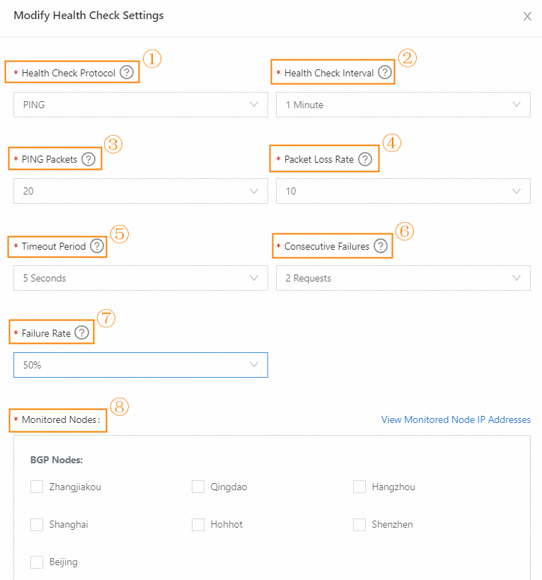 Ping-based health check - - Alibaba Cloud Documentation Center