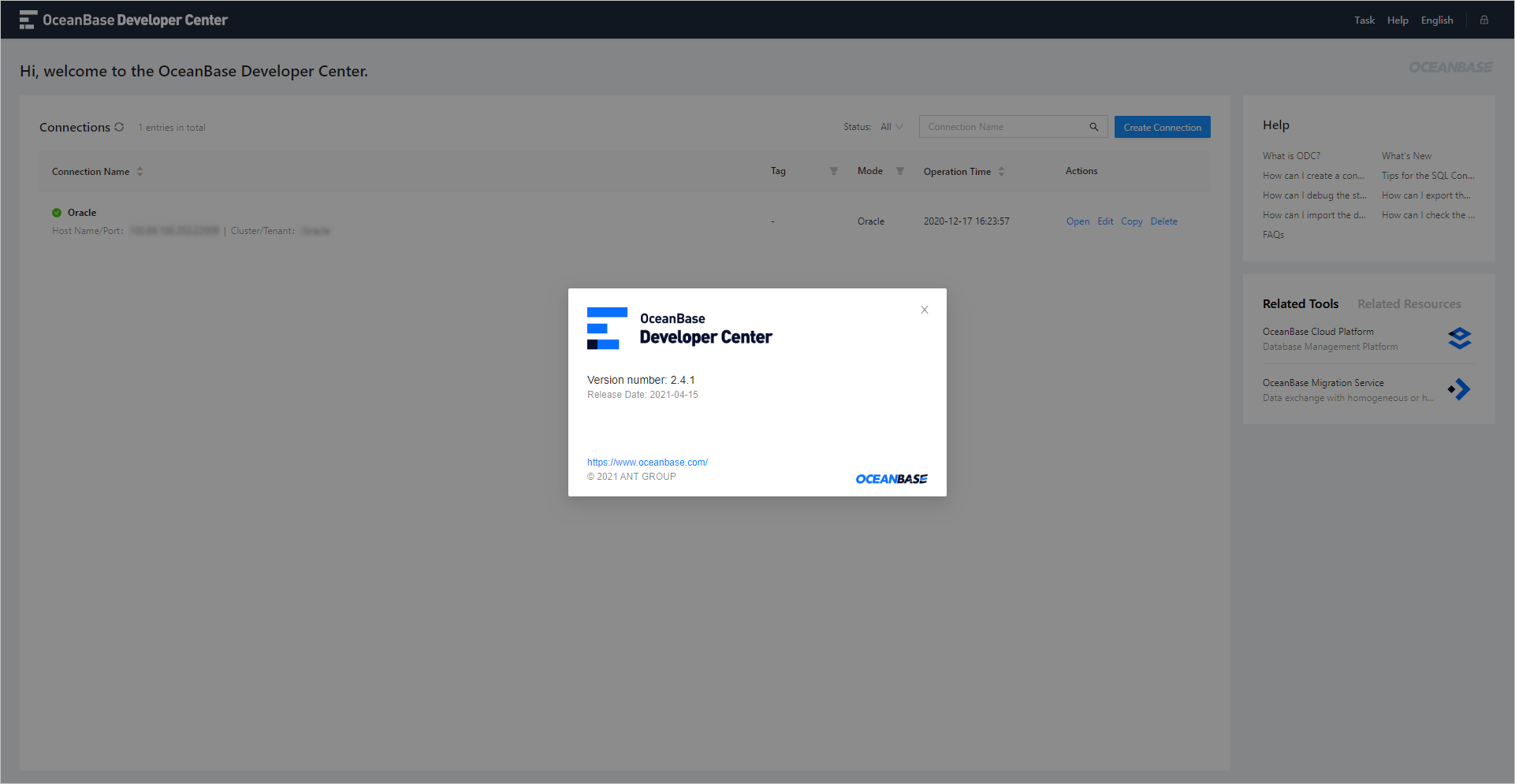 Help Center Oceanbase Developer Center Oceanbase Documentation