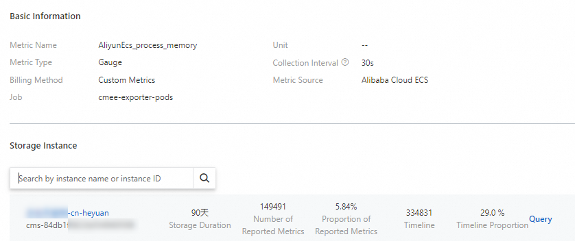 Query metric details - Application Real-Time Monitoring Service - Alibaba Cloud Documentation Center