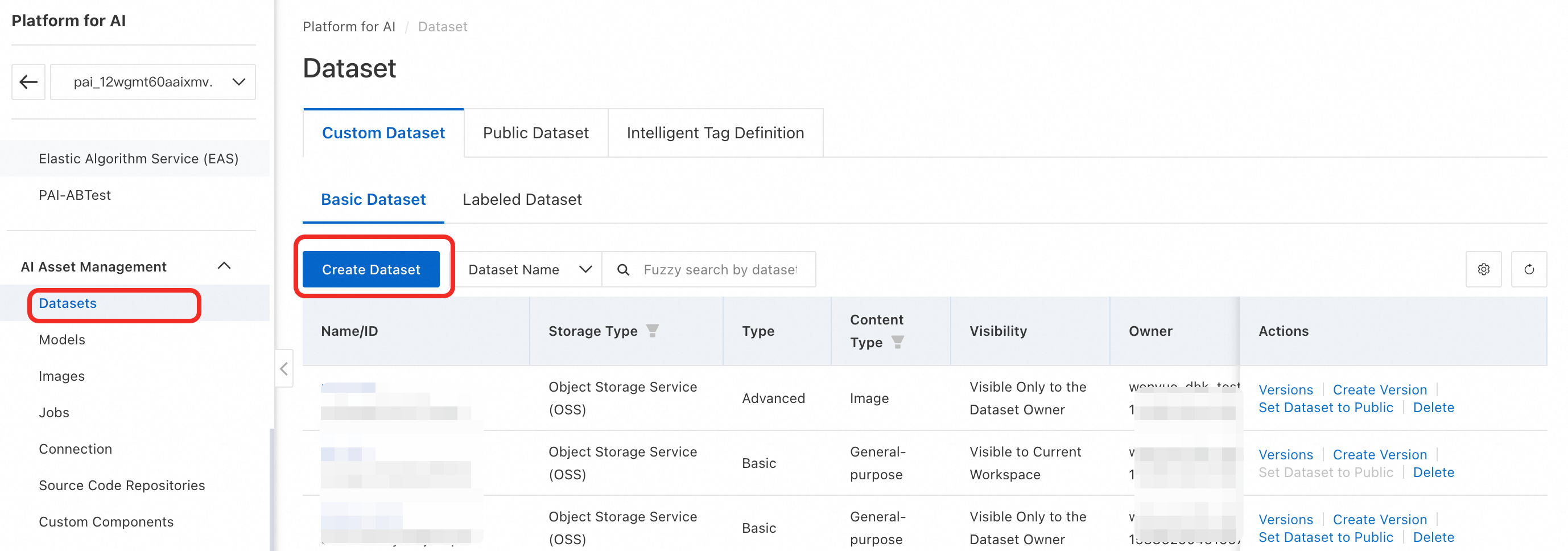Manage and use multimodal data - Platform For AI - Alibaba Cloud ...