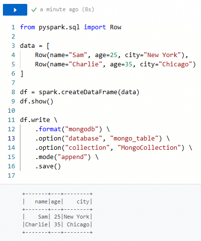Read data from and write data to MongoDB - E-MapReduce - Alibaba Cloud Documentation Center